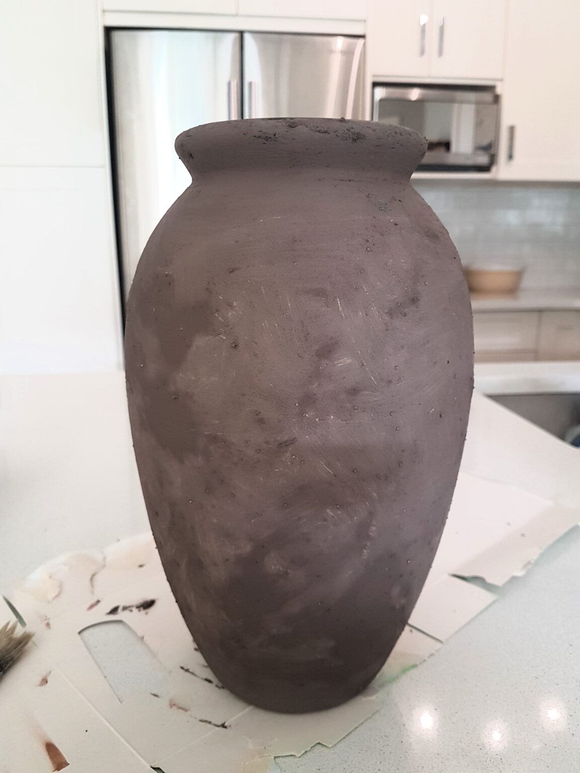 DIY: Turn an Outdated Vase into Old-World Pottery