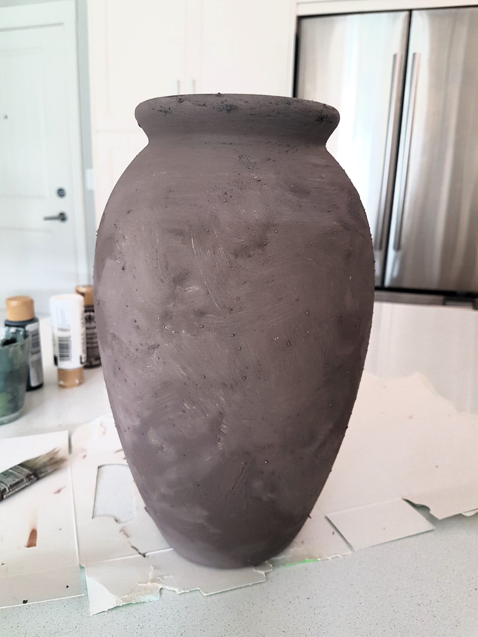 DIY: Turn an Outdated Vase into Old-World Pottery
